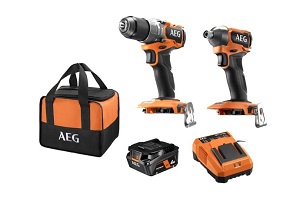 AEG Powertools 18V Brushless Sub Compact 2-Piece 4.0Ah Kit – Power ...